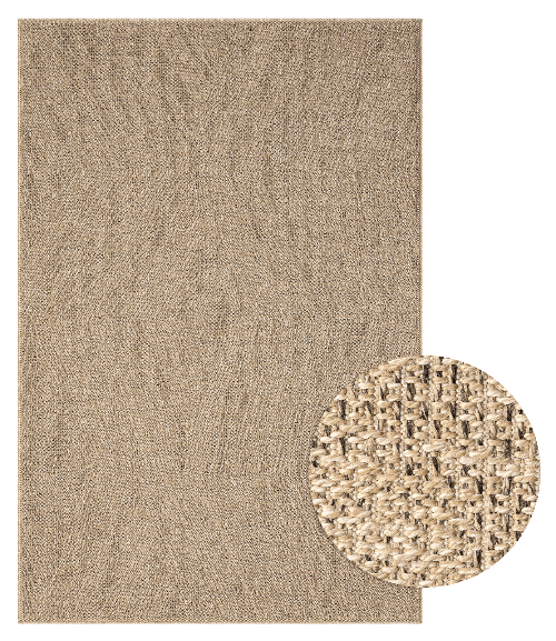 Kenzy in-/Outdoor Teppich 5002 178-Nature – carpethouse.ch